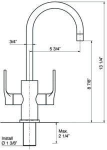 Ideal Hot and Cold Tap - The Galley® | The Original Kitchen Workstation
