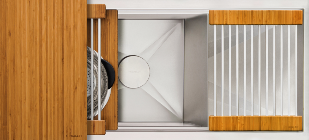 2.5’ Workstation + 12’’ DryDock® – THE GALLEY® | Reinvent Your Kitchen
