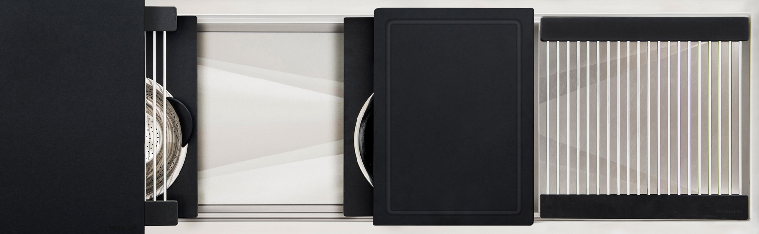 4’ Workstation + 18’’ DryDock® – THE GALLEY® | Reinvent Your Kitchen