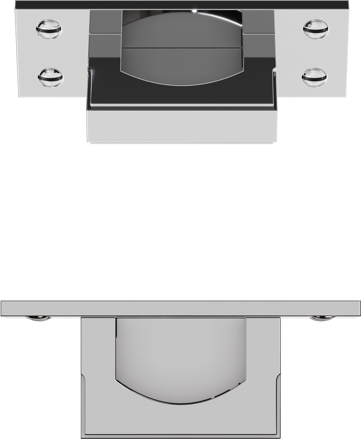 2” Knob + Backplate - The Galley® | The Original Kitchen Workstation