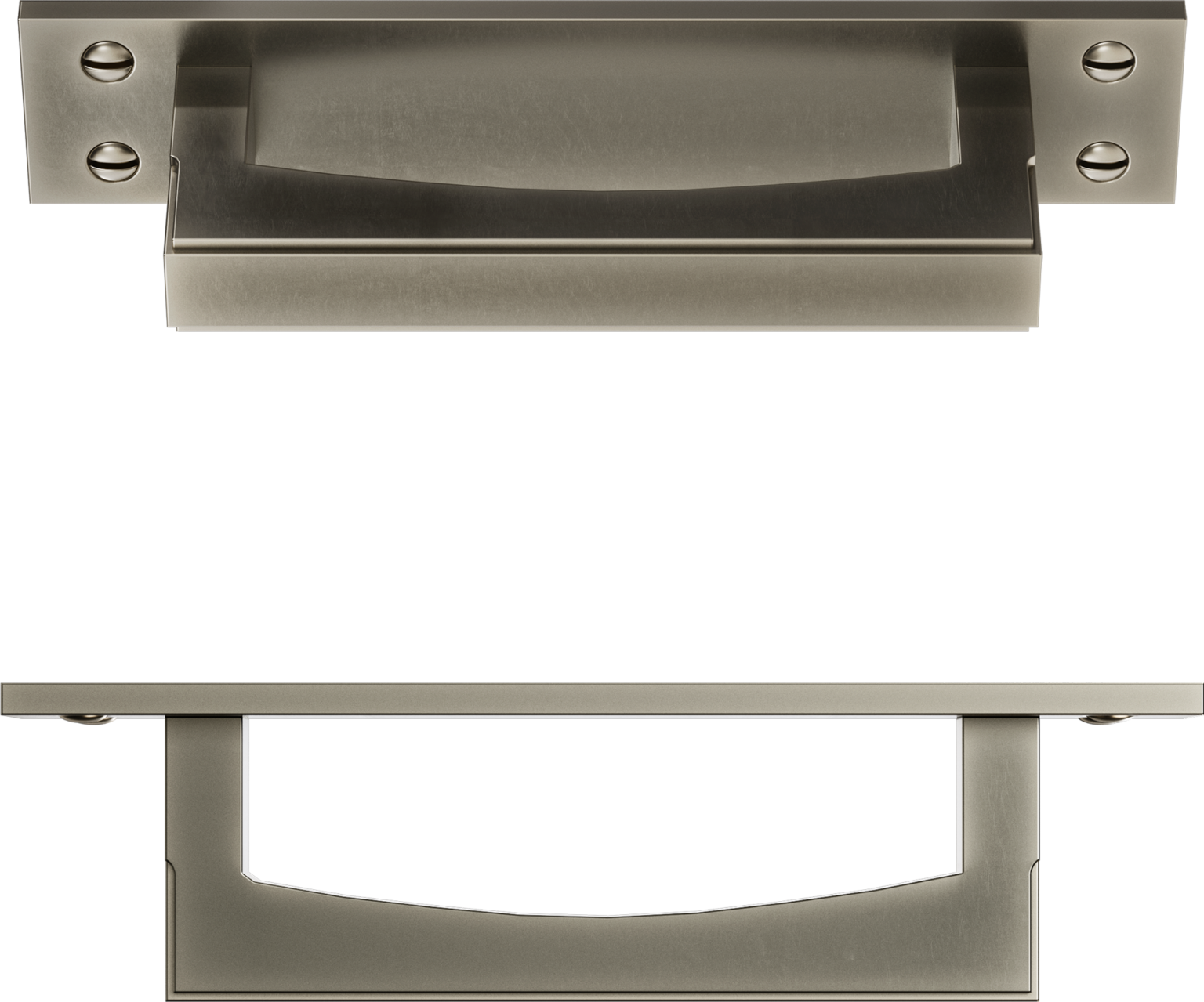 4” Small Pull + Backplate - The Galley® | The Original Kitchen Workstation
